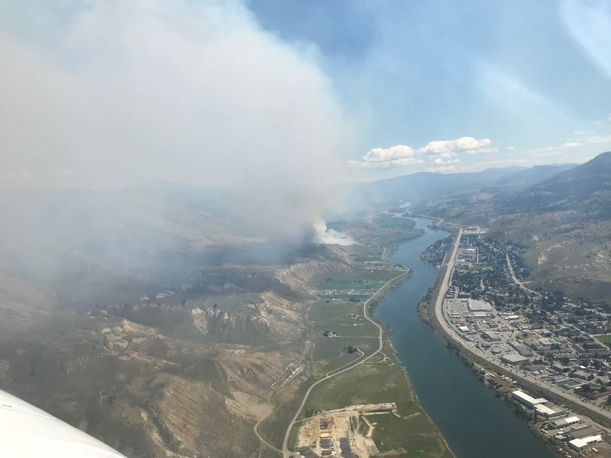 WILDFIRES – Grass fire north of East Shuswap Road proving troublesome ...